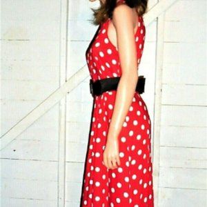 Jamie Brooke | Dresses | Vintage Jamie Brooke Red White Polka Dot Dress ...